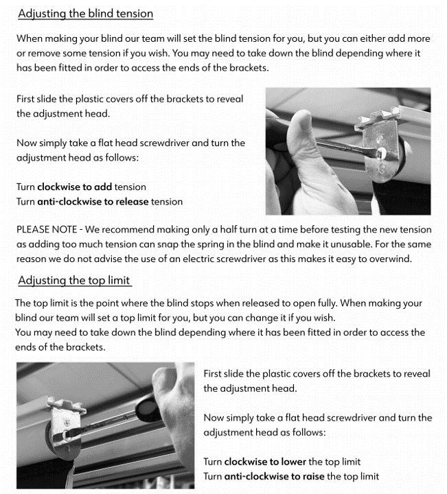 About: Spring Loaded Roller Blinds – Order Blinds Online Ltd